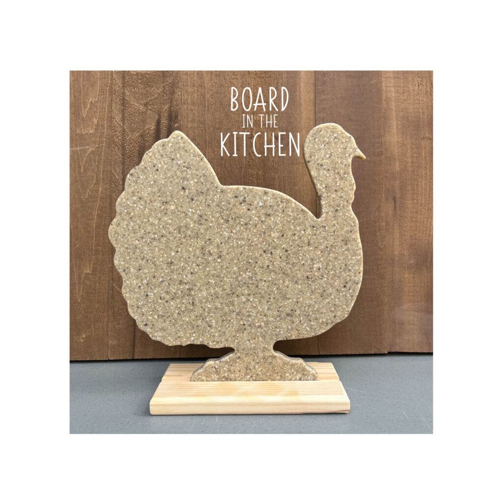Happy TURKEY Custom Cutting Board, Farmhouse Decor